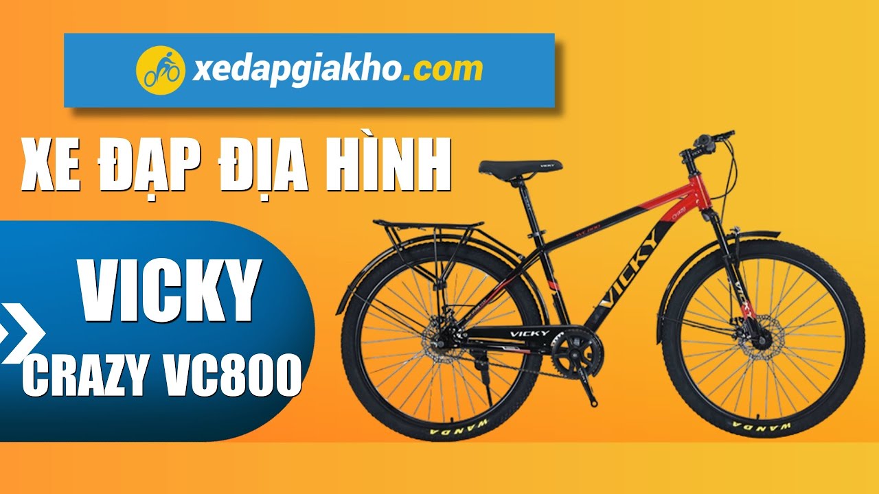Review - Đánh Giá Xe Đạp Địa Hình Vicky Crazy VC800 - 26 inch | SKU ...