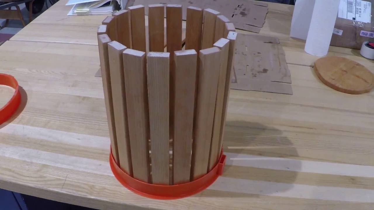 DIY budget cider press bucket part #5 - YouTube