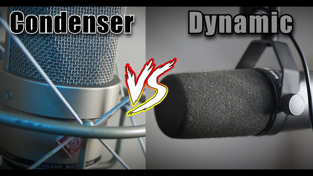Condenser Vs. Dynamic Microphones! Fully & Briefly Explained. - YouTube