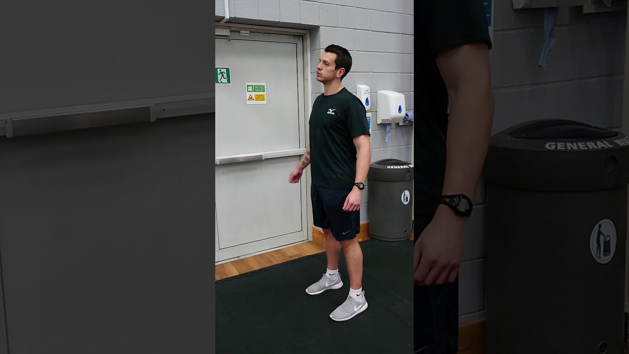 Upper body static stretching - YouTube