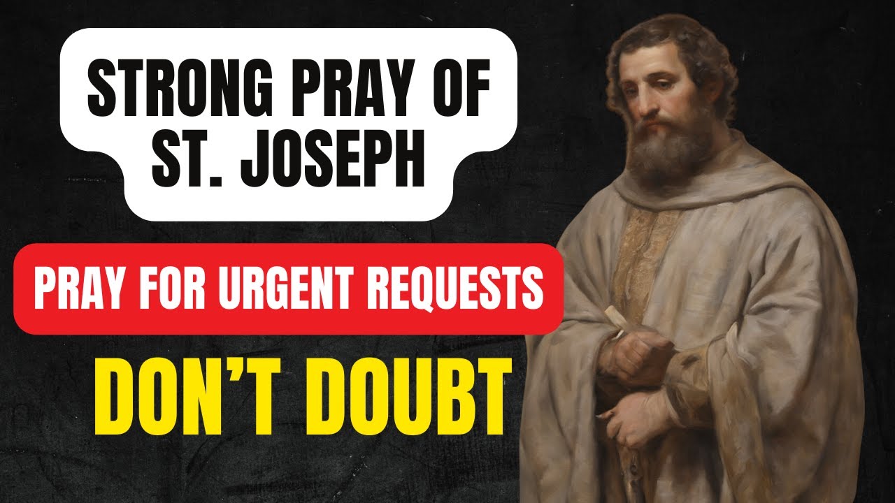 🛑 EMPOWERING AND STRONG PRAYER TO SAINT JOSEPH. REQUEST HIS ...