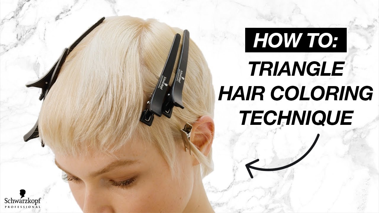 Igora Royal Tutorials | Triangle Hair Color Technique | Schwarzkopf ...