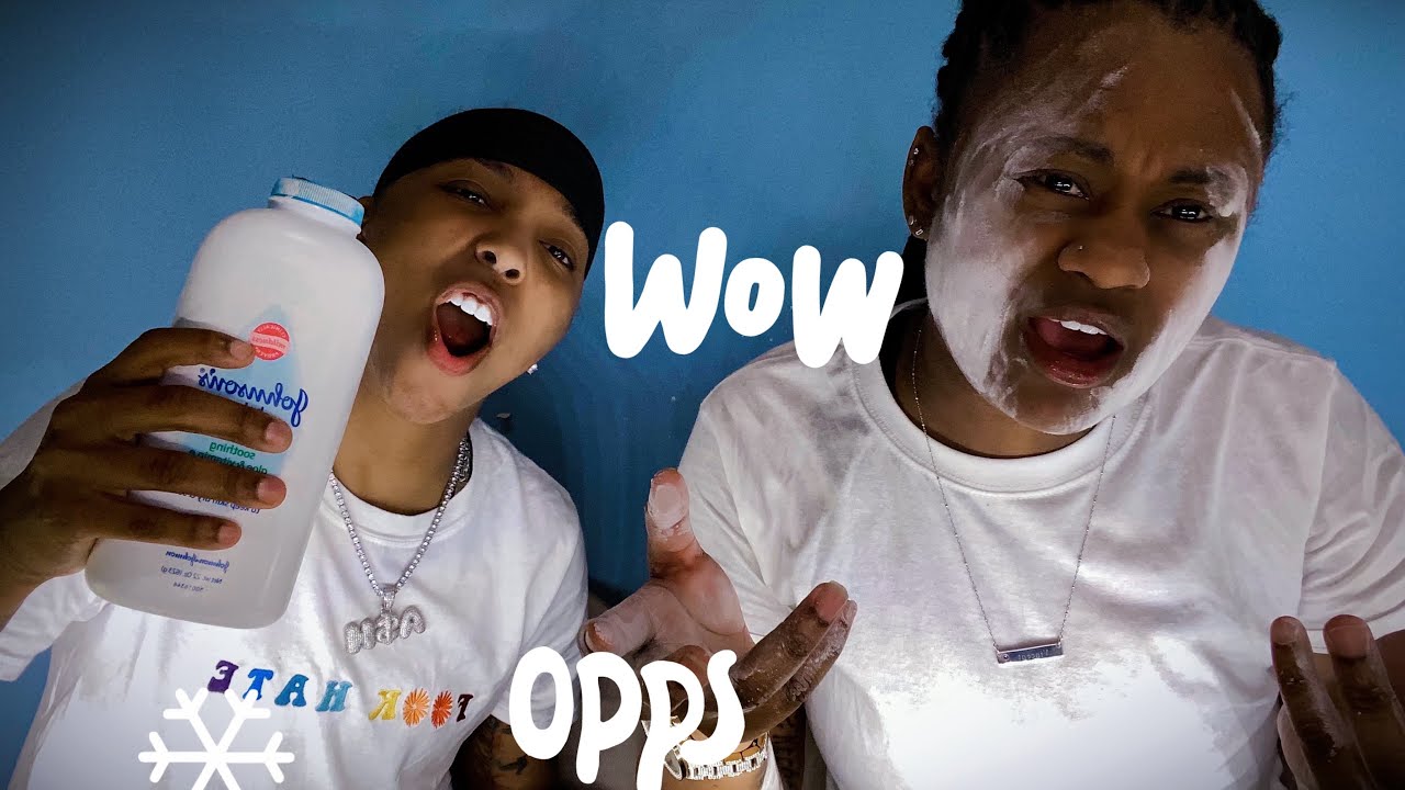 Baby Powder challenge😂 Funny video!! Watch Till the End - YouTube