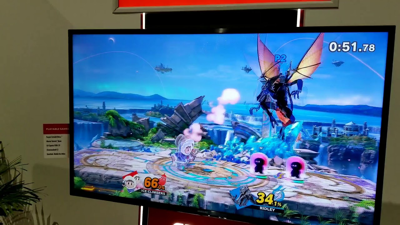 NAKAT (Ice Climbers) Vs D1 (Ridley)- Super Smash Bros. Ultimate - YouTube