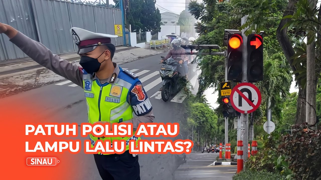 Ada Polisi di Lampu Lalu Lintas, Mana yang Harus Dipatuhi? - YouTube