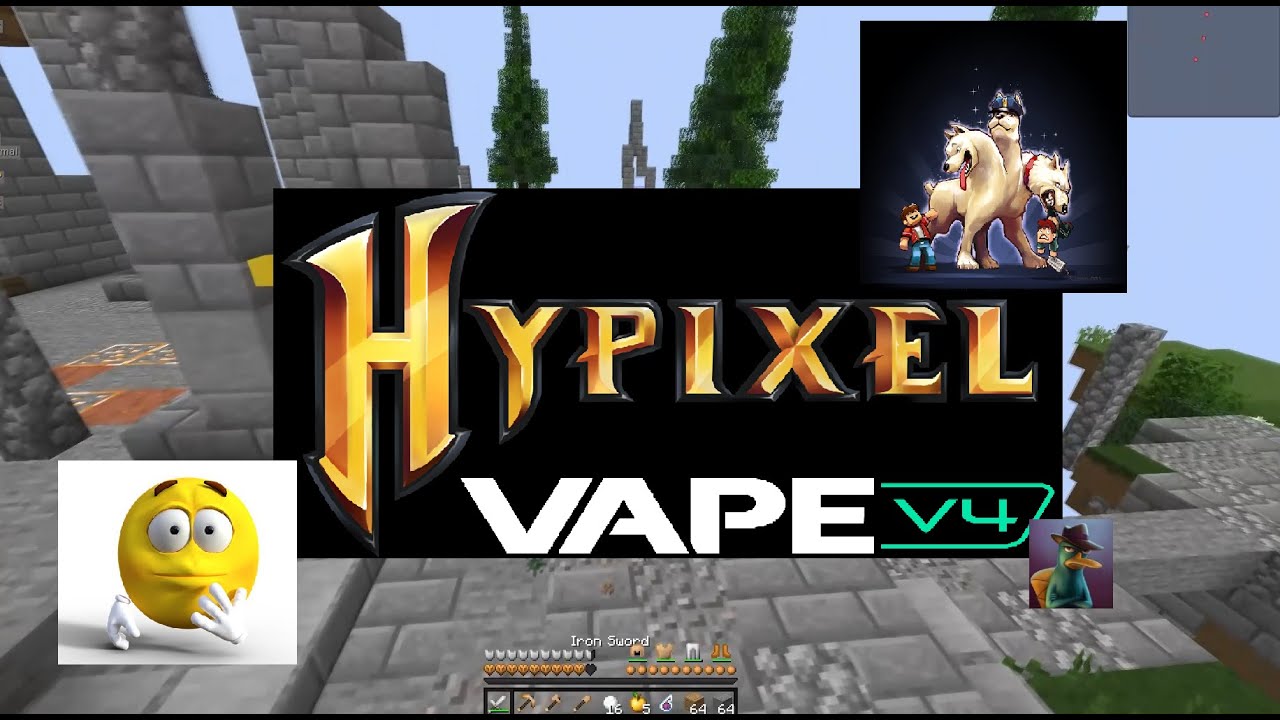 Vape V4 | Blatant cheat on Hypixel - YouTube