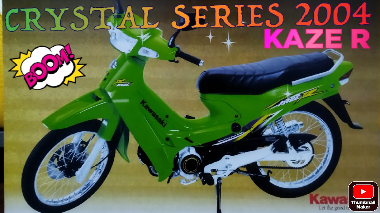 BROSUR KAWASAKI KAZE R TAHUN 2004 | BROSUR MOTOR JADUL - YouTube