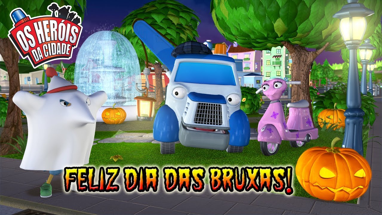Os Heróis da Cidade | Feliz Dia Das Bruxas | Compilaçāo | Desenhos ...