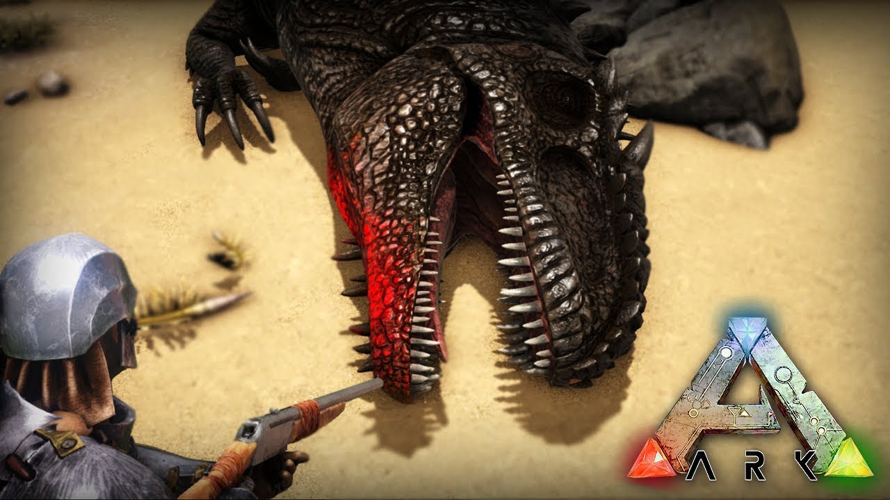 TAMING A GIGA USING ONLY RAW MEAT - Ark Small Tribes PvP - YouTube