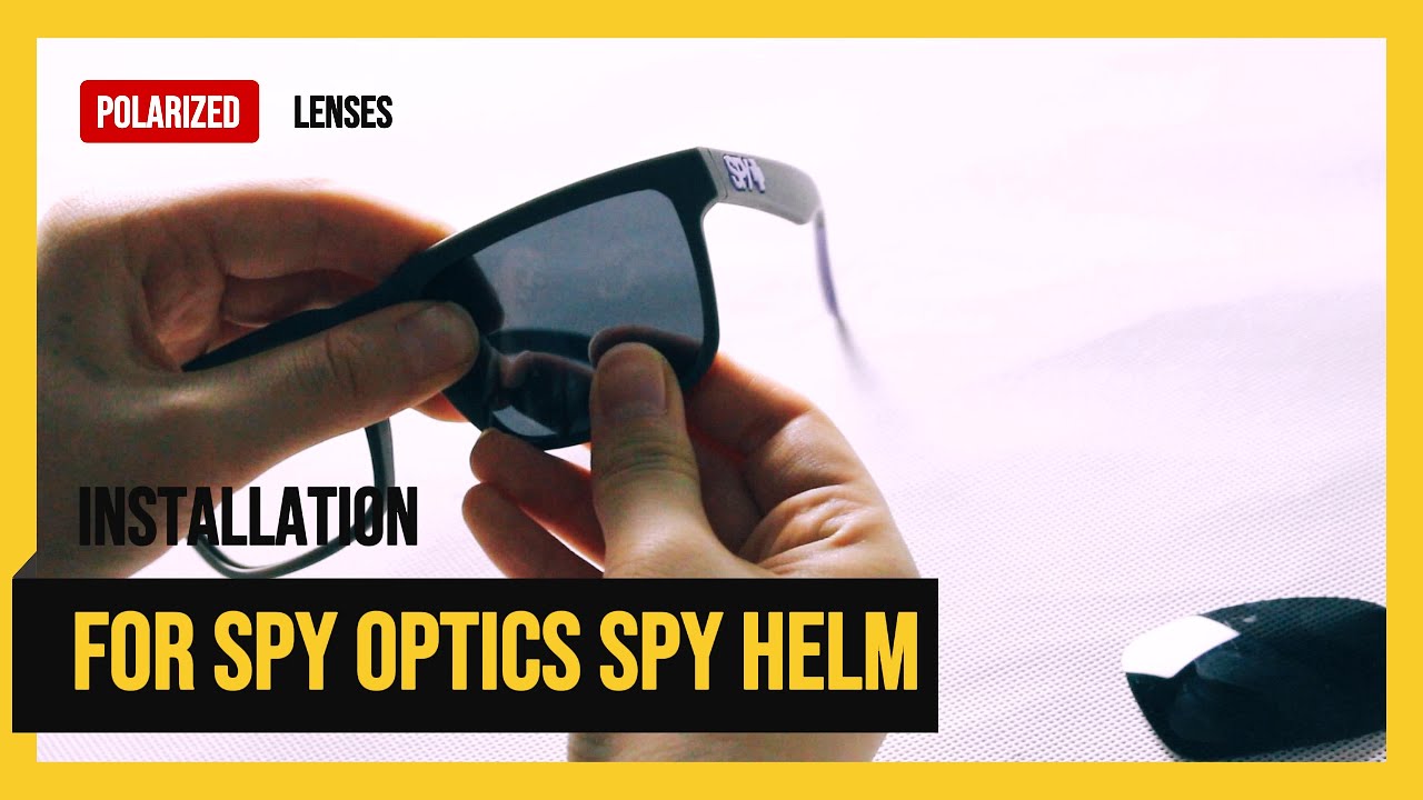 Spy Optics Spy Helm Lenses Replacement Tutorial | How to Install New ...