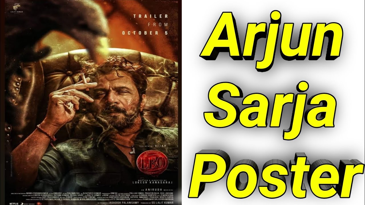 LEO Arjun Sarja First Look Poster 😳😳😳| Lokesh Kanagaraj , Thalapathy ...