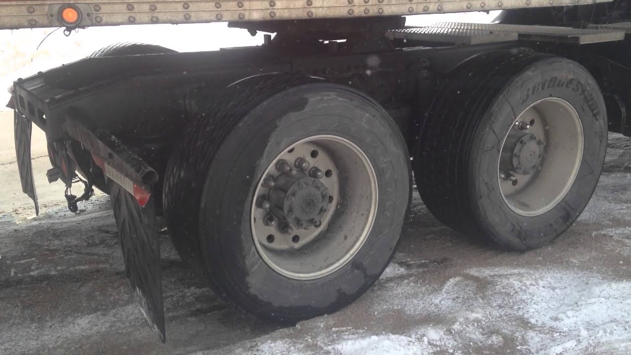BIG RIG SPINNING TIRES - YouTube