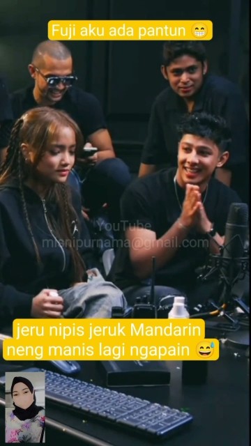 kenapa jeruk nipis bukan jeruk manis bang 🤔, yang penting neng Fuji ...