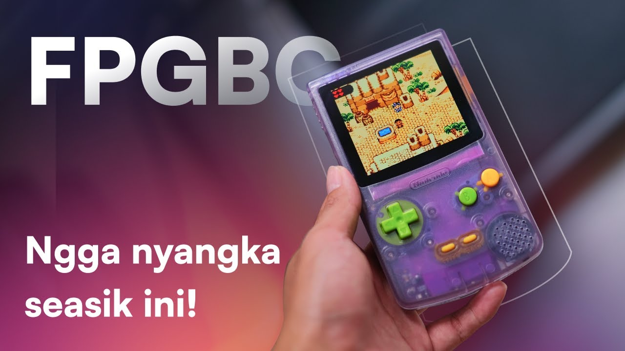 Nyobain Gameboy Color Modern - FPGBC Review - YouTube