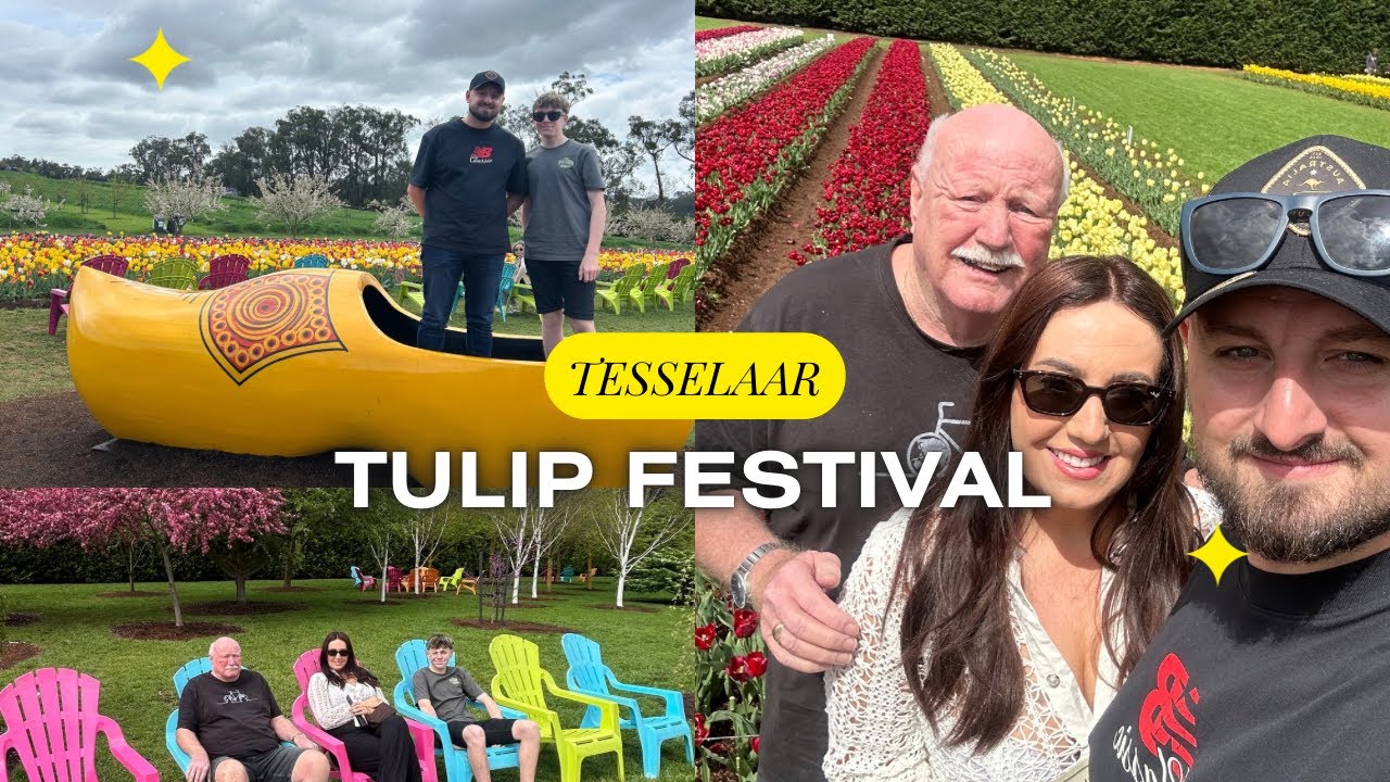 Exploring the Tesselaar Tulip Festival 2025 🌷 Dandenong Ranges & Tommy ...