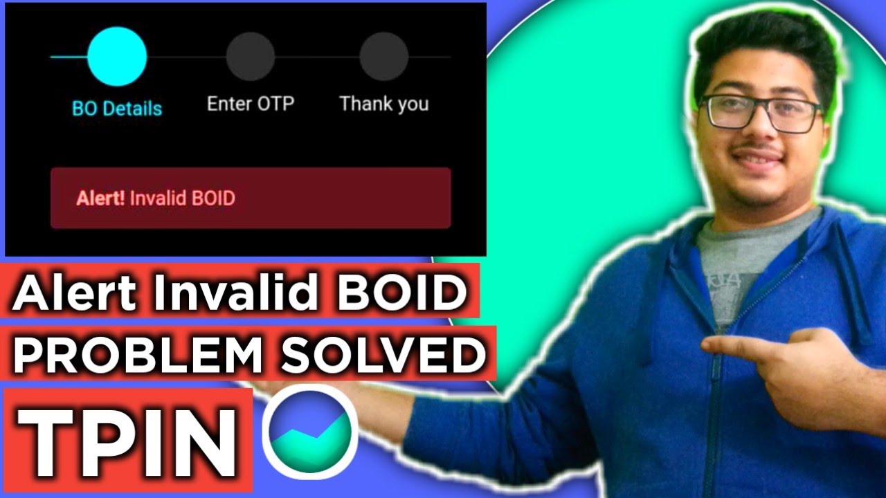 Invalid boid Number | TPIN Problem Solved | CDSL TPIN || Groww App ...