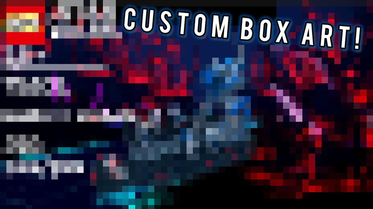 I made a custom box art for my moc! - YouTube