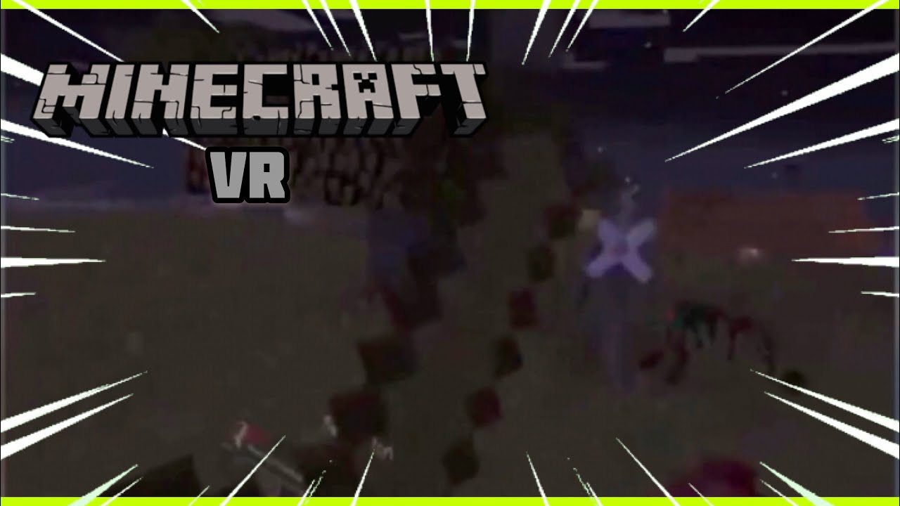 Minecraft VR is a Horror Game ( Oculus Quest ) Ep 1 - YouTube