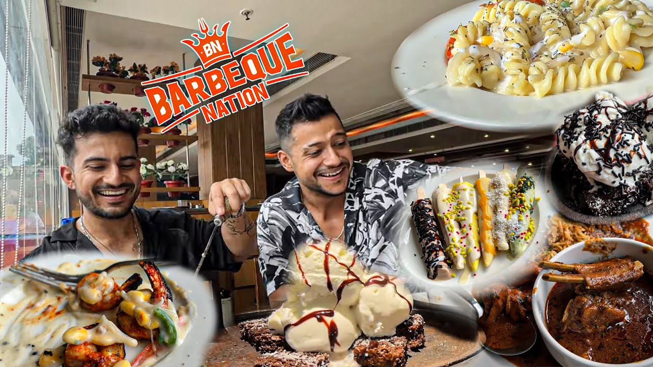 UNLIMITED NON-VEG FOOD AT BARBEQUE NATION WITH AKSHANSHU ASWAL ...