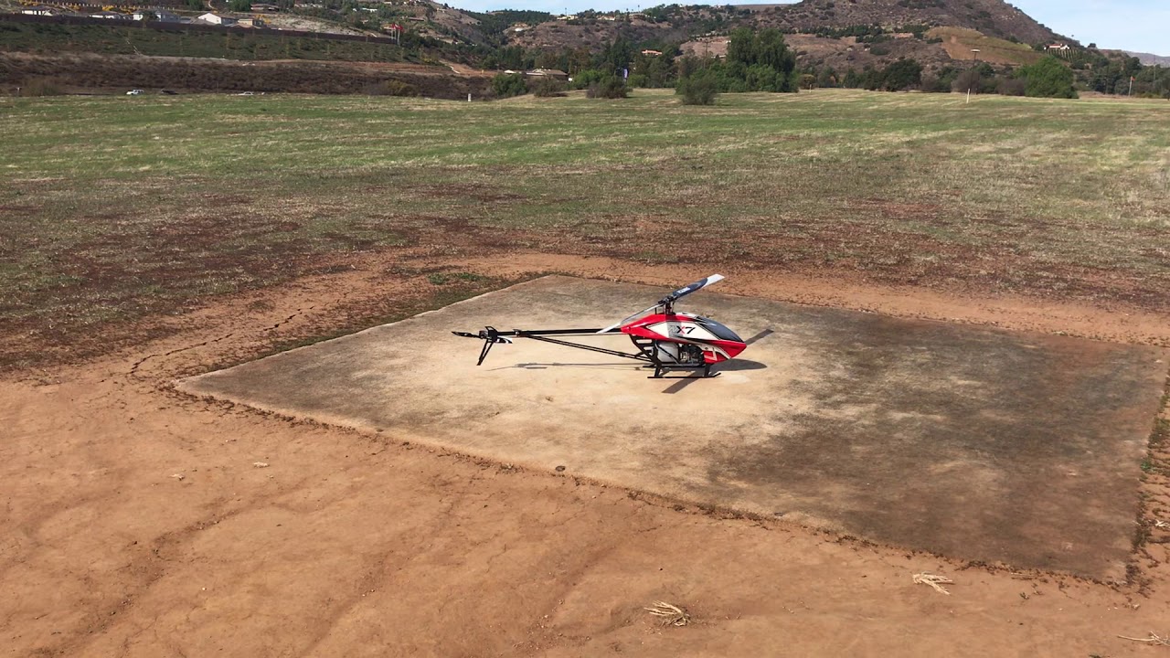 Gaui NX7 YS91SR, Hatori pipe, Futaba BLS servos, IKon2 FBL - YouTube