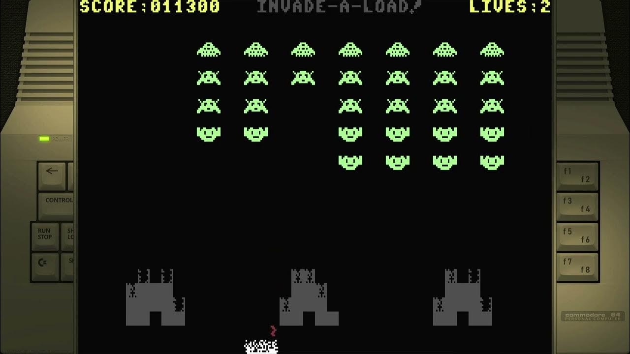 Invade-a-Load Commodore 64 (C64) Emulated - YouTube