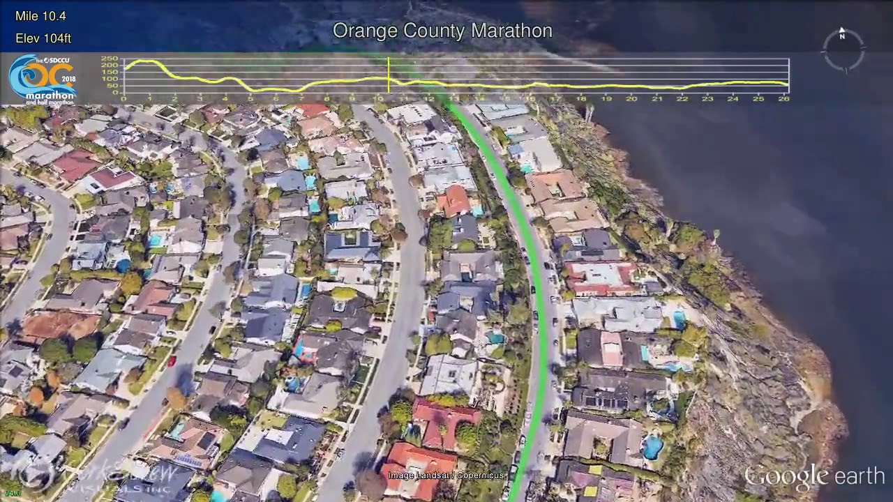 The OC Marathon Flyover video - YouTube