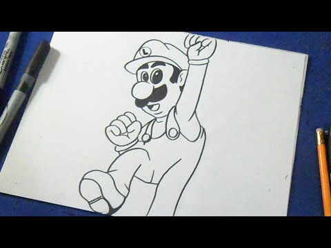 como desenhar Luigi - YouTube