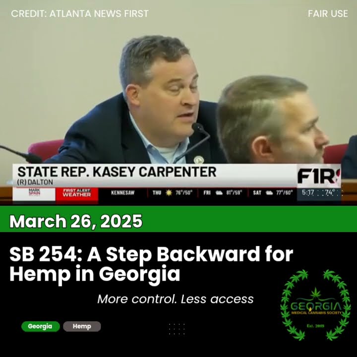 SB 254 threatens hemp access in GA| Fair Use: For educational purposes ...
