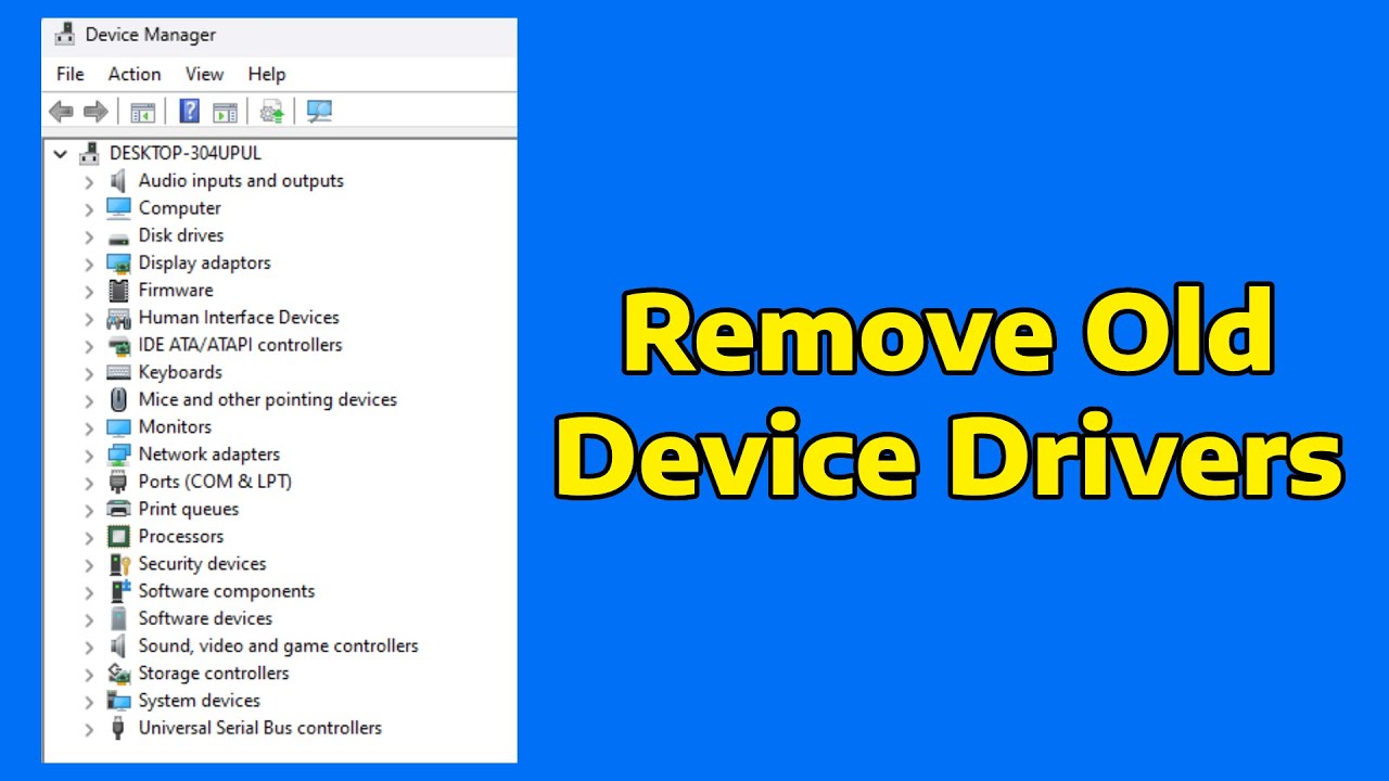 How To Remove Old Device Drivers From Windows 11 - YouTube