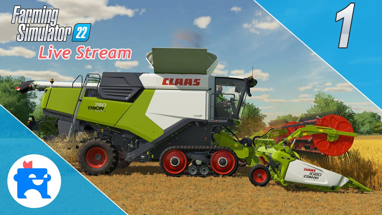 🔴 LIVE STREAM | FARMING SIMULATOR 22 | první zapnutí a názory - YouTube