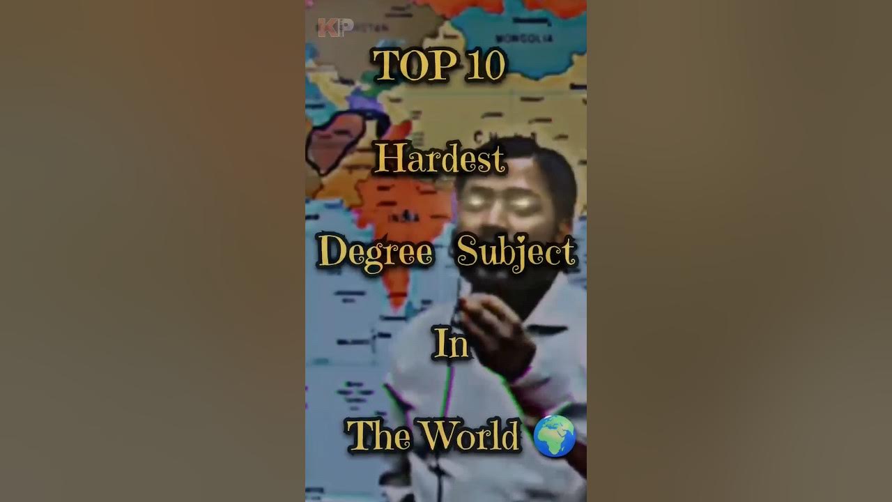 Top 10 Hardest Degree Subject In The World shorts top10 viral top-10-hardest-degree-subject-in-the-world-shorts-top10-viral
