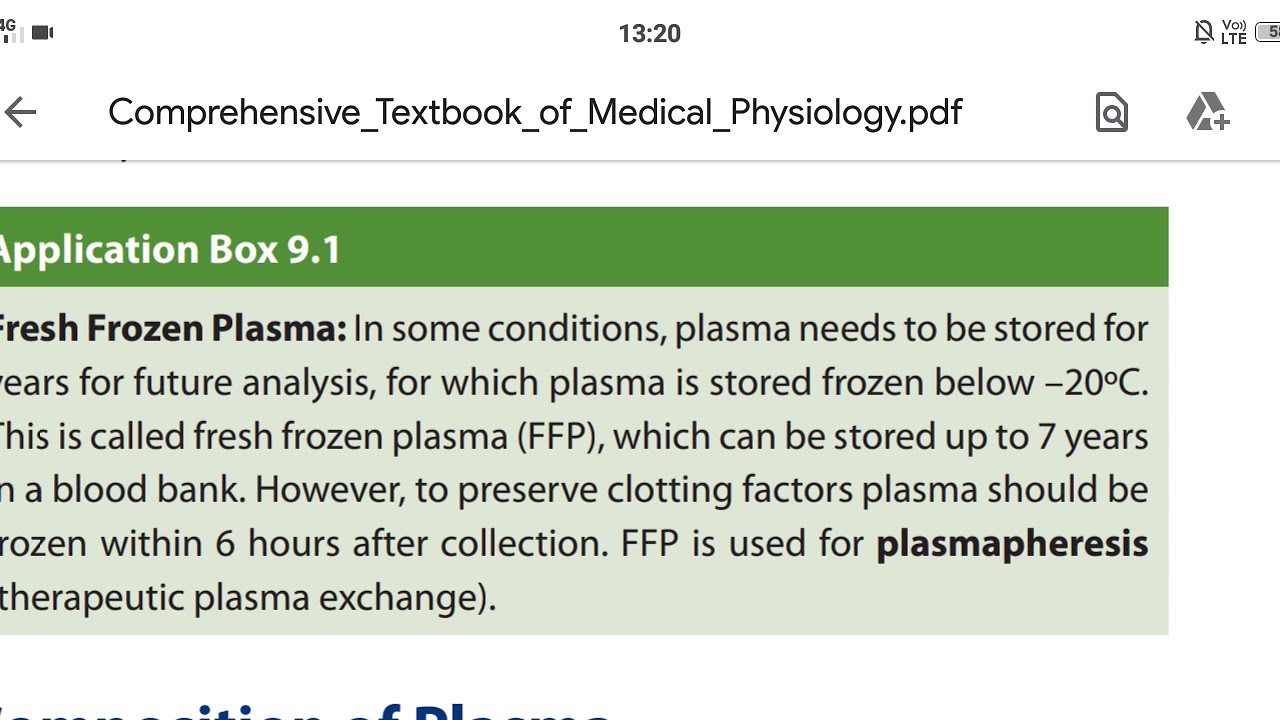 Fresh frozen plasma - YouTube