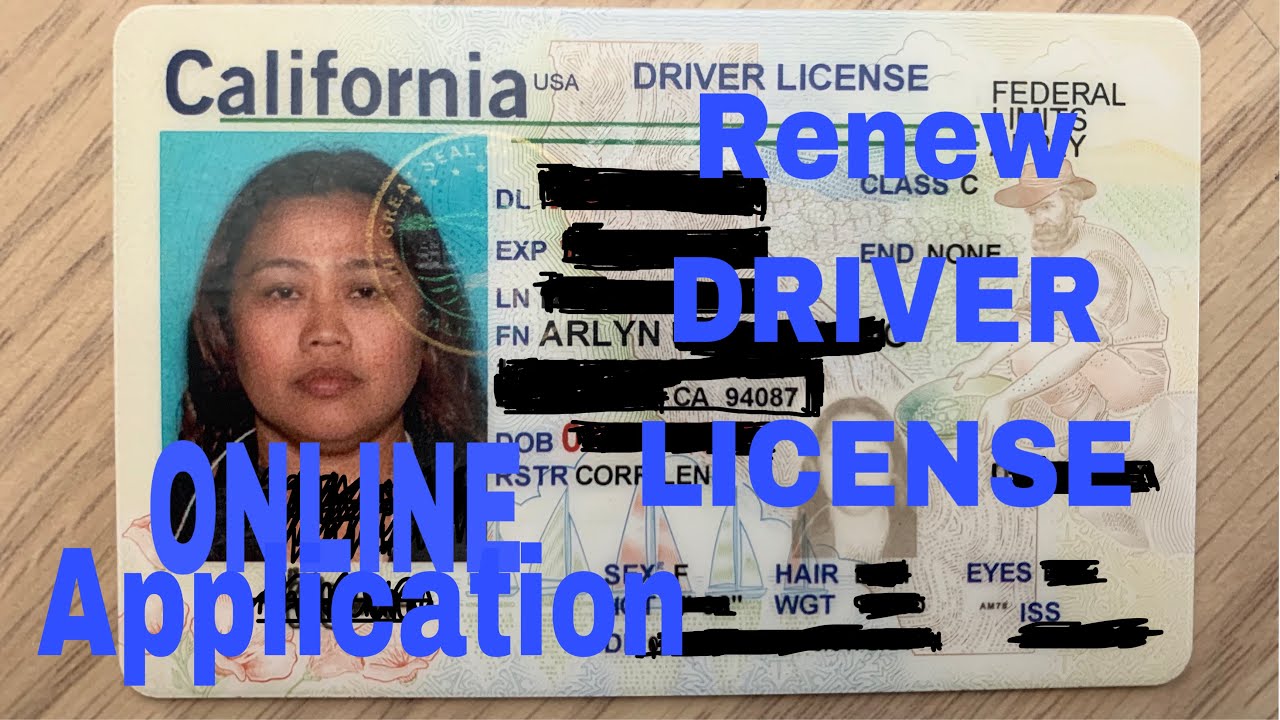 #Renewal #DRIVER’S LICENSE in Santa Clara California/#Online ...