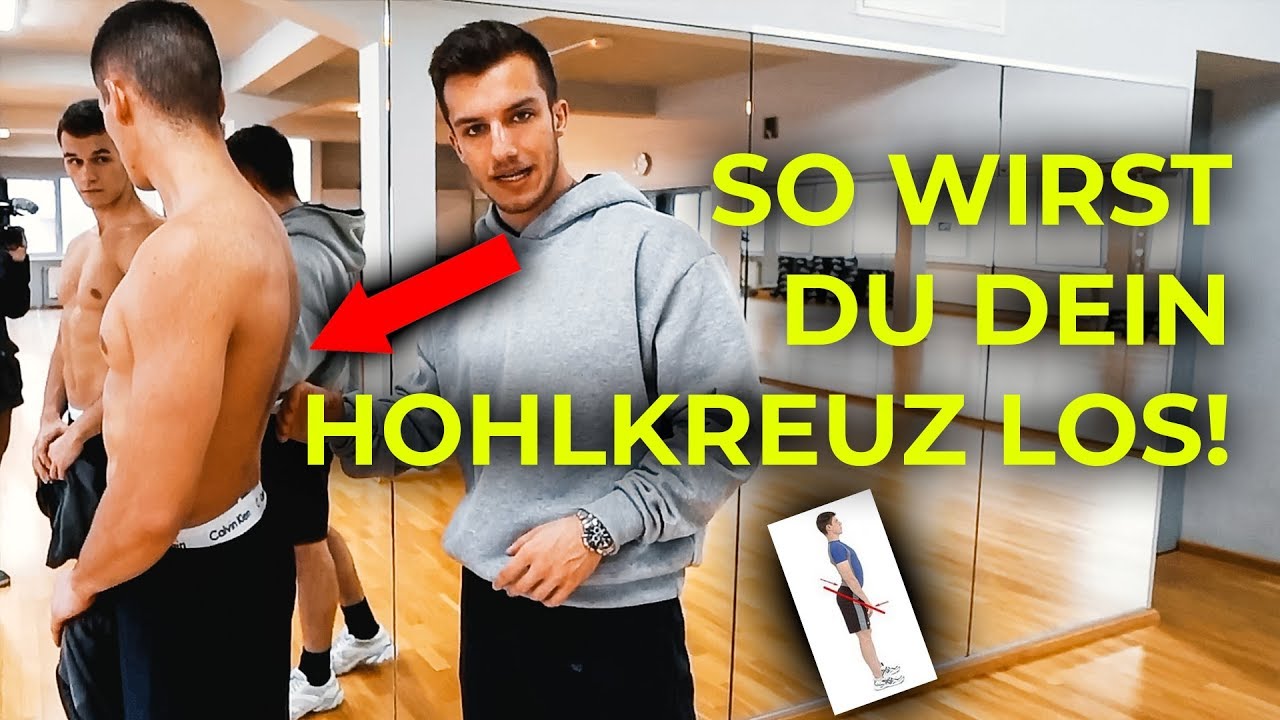 So wirst du ein Hohlkreuz los! | Schritt für Schritt Anleitung | Tim ...