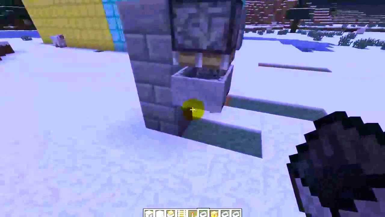 Minecraft uçan ray yapımı - YouTube