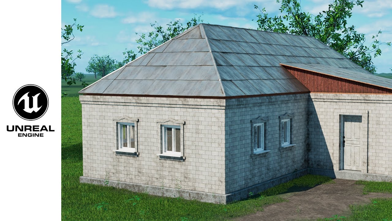 Modular 3D Modeling - Ukrainian Village House - Unreal Engine 5.4.2 ...