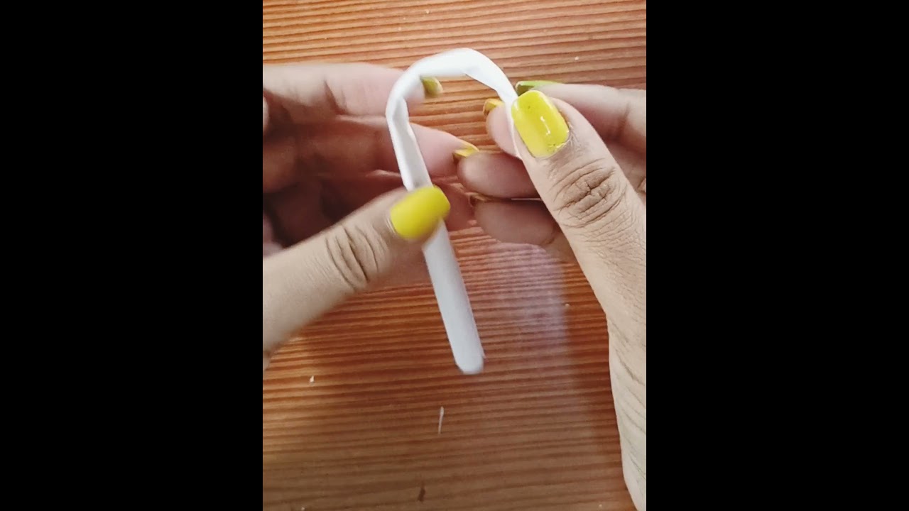 DIY Paper Candy Cane | DIY Christmas Decoration - YouTube