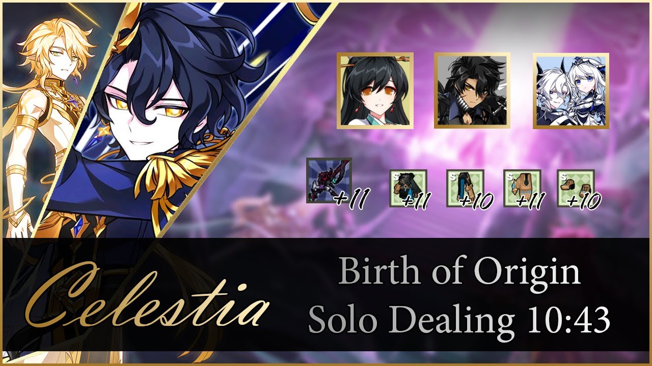 【Elsword TW／엘소드】Celestia 18-4 Birth of Origin Solo Dealing 10:43 - YouTube