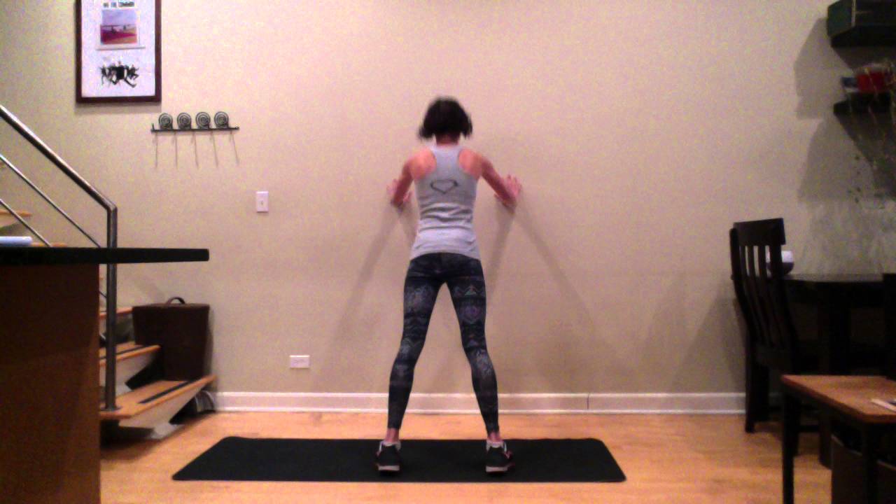 Wall Push Offs - YouTube