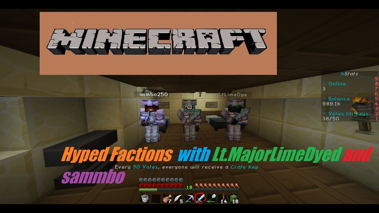 Minecraft: Hyped Factions - YouTube