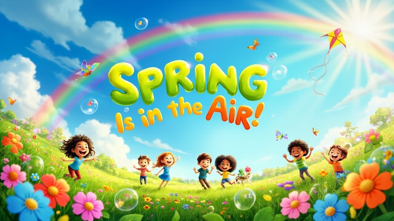 Spring Is in the Air! 🌸 | Fun Kids Song About Seasons, Nature & Joyful ...