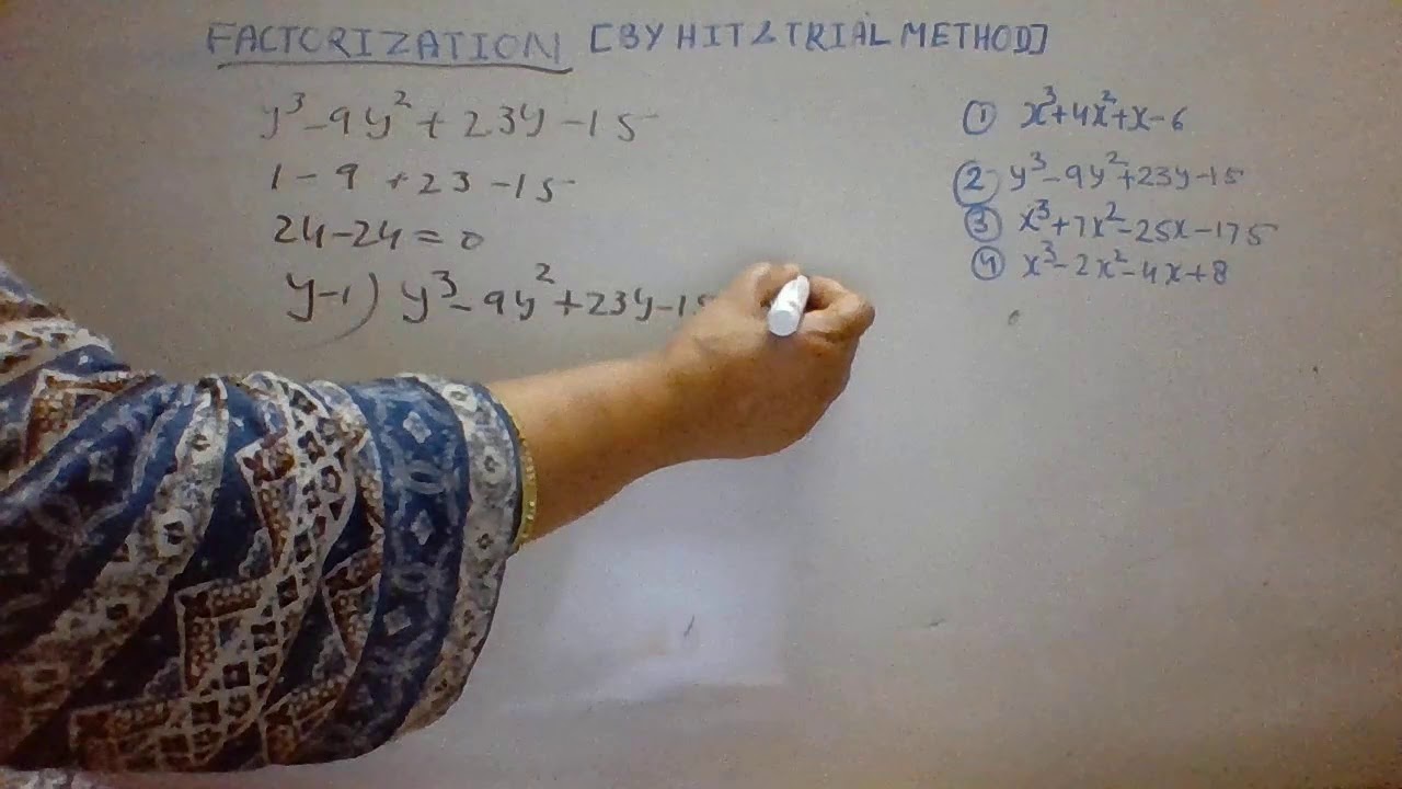Factorization by Hit and Trial Method Polynomial [ Series 7] - YouTube