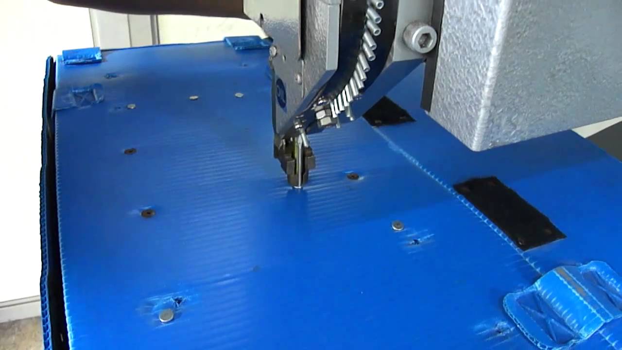 Stanley Impact Riveting Machine for PP Box - YouTube