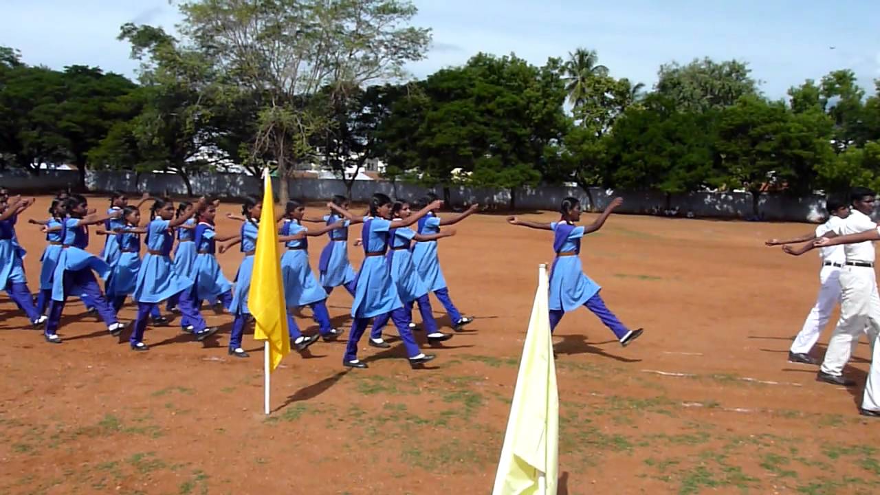 Mahajana School Independence Day Parade 2012 - YouTube