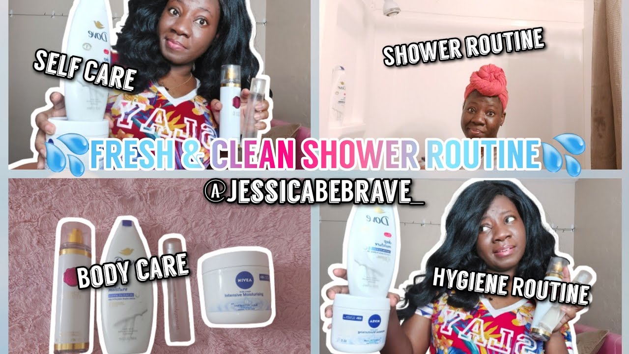 FRESH & CLEAN SHOWER ROUTINE|| Self Care, Hygiene, Body care, Hygiene ...