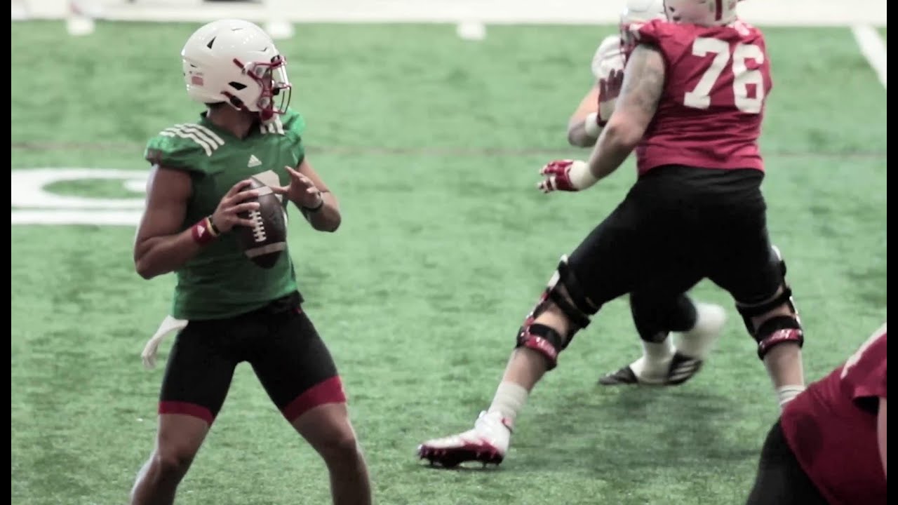 Nebraska football practice 2020.10.01 - YouTube