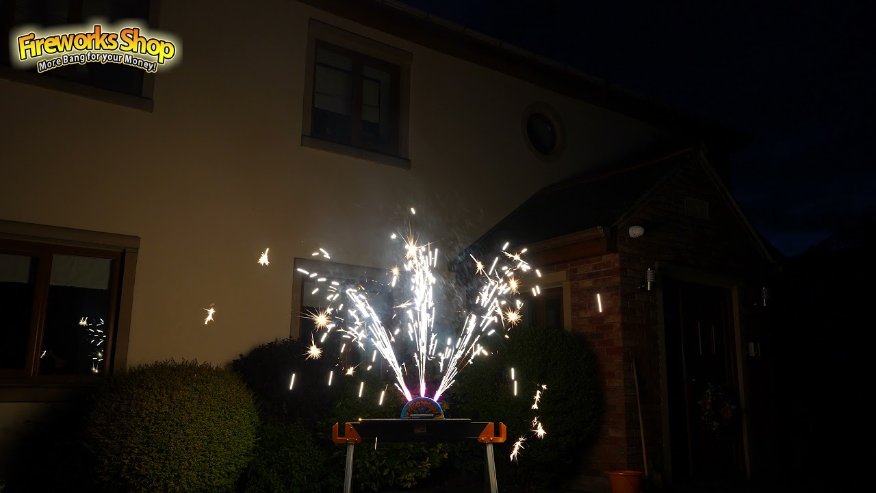 Peacock fountain by Standard Fireworks - YouTube