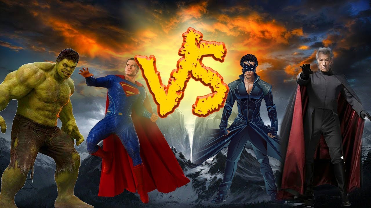 HULK VS SUPERMAN VS KRRISH VS MAGNETO - Epic Supercut Trailer! - YouTube