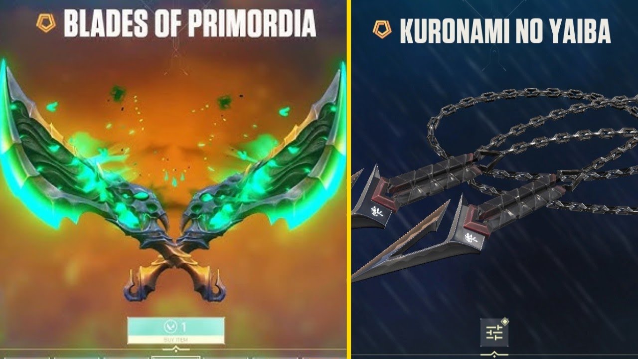PRIMORDIUM KNIFE VS KURONAMI KNIFE VALORANT - YouTube