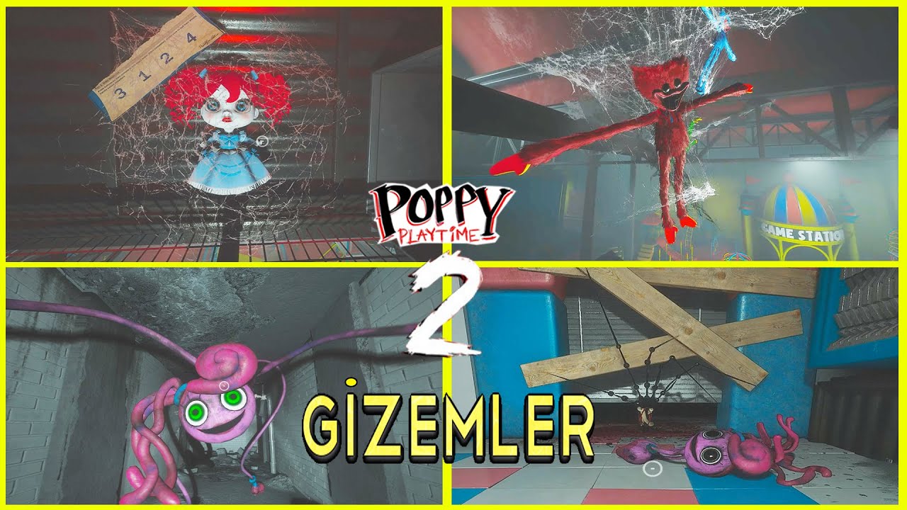 GİZEMLERİ ÇÖZÜYORUZ. TEHLİKELİ CHAPTER 2 SIRLARI 😱 Poppy Playtime ...